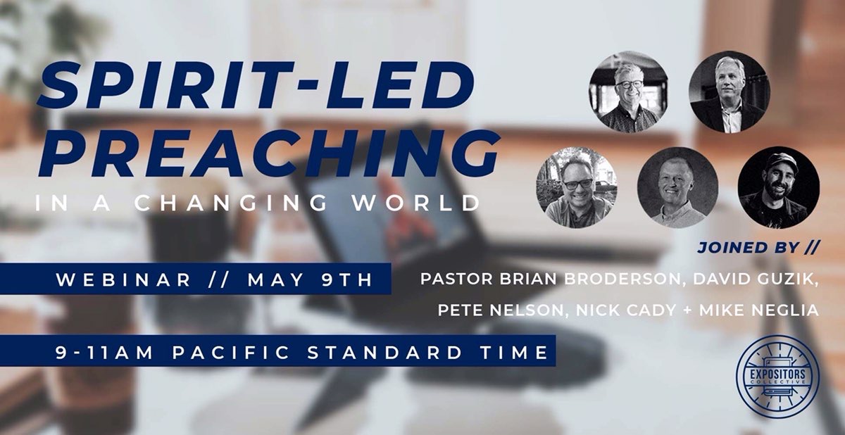 Online Events: Expositors Collective Webinar & Prayer Around the World ...