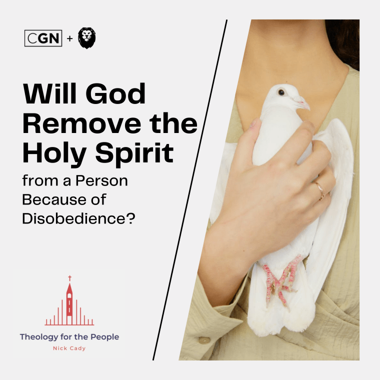 Will God Remove the Holy Spirit from a Person Because of Disobedience ...